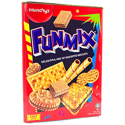 Buy Munchys Funmix Assorted Biscuits - Tasty, Crunchy, Creamy Online at ...