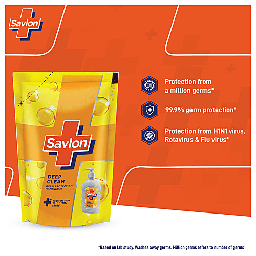 Buy Savlon Deep Clean Germ Protection Liquid Handwash Online at Best ...