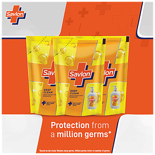 Buy Savlon Deep Clean Germ Protection Liquid Handwash Online at Best ...