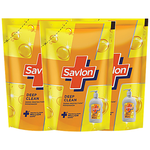 Buy Savlon Deep Clean Germ Protection Liquid Handwash Online at Best ...