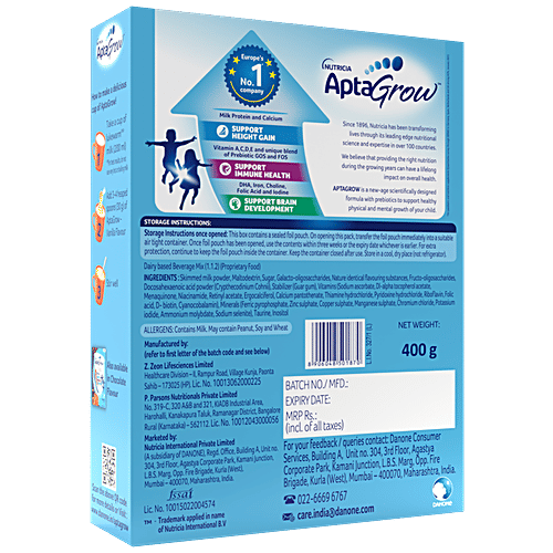 Buy Aptagrow Nutritious Milk Powder - Provides Strong Immunity, For ...