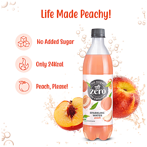 Buy Paper Boat Sparkling Water - Peach, Carbonated Water, Zero Sugar/Calories Online at Best ...