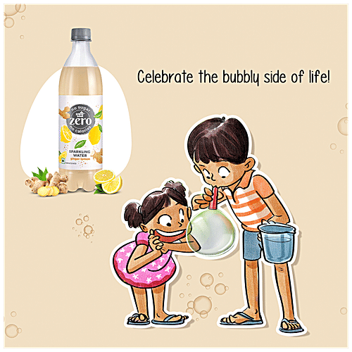 Buy Paper Boat Ginger Lemon Sparkling Water - Zero Sugar, Flavoured Carbonated Fizzy Water ...