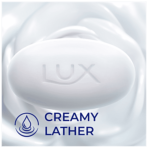 Buy Lux International White Flower Creamy Perfection Soap Bar, Enriched ...