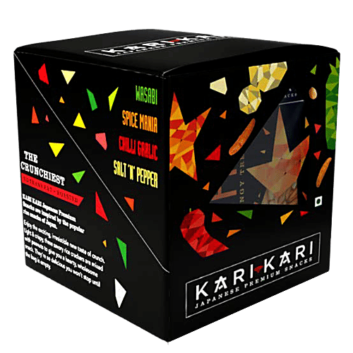 Buy Kari Kari Premium Japanese Snacks Gift Pack - Crunchy, Lite, Crispy ...