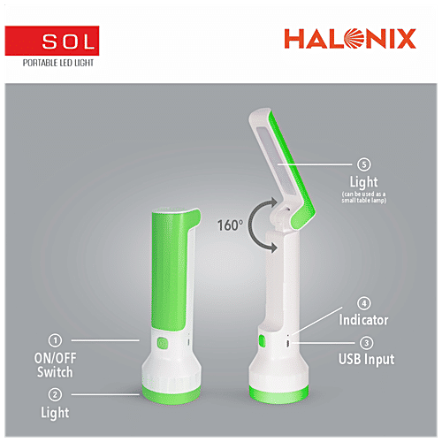 Buy Halonix Sol Portable LED Torch Online at Best Price - bigbasket