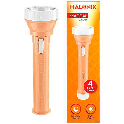 Buy Halonix Massal LED Torch - Polycarbonate, 2 W Light Online at Best ...
