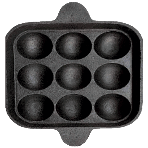 Buy Ironium Pre-Seasoned Cast Iron Appam Patra/Paniyarakkal/Paddu Maker ...