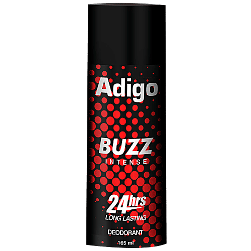 Buy Adigo Buzz Intense Deodorant - 24 Hours Long Lasting Online at Best ...