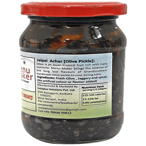 Buy Menu Maker Jalpai Aachar/Olive Pickle Online at Best Price of Rs ...