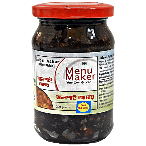 Buy Menu Maker Jalpai Aachar/Olive Pickle Online at Best Price of Rs ...