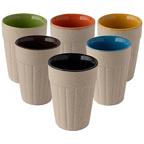 Buy BB Home Earth Ceramic Chai/Tea Cup - Gradient Design, Handcrafted ...