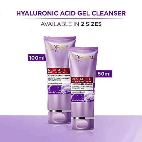 Buy Loreal Paris Revitalift Hyaluronic Acid Hydrating Gel Face Wash ...