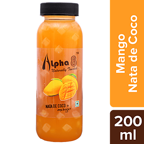 Buy Alpha 8 Mango Juice - Nata De Coco, Natural, Nutrition Drink Online ...