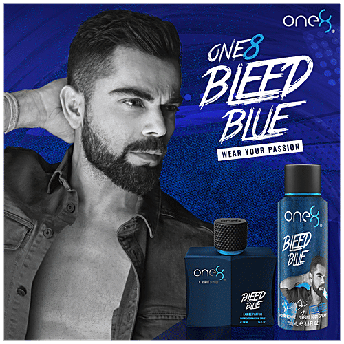 Buy One8 By Virat Kohli Eau De Parfum & Body Spray - Bleed Blue, Long ...