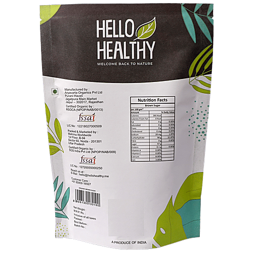 Buy Hello Healthy Organic Brown Sugar - Rich In Vitamins & Minerals ...