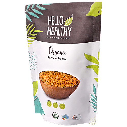 Buy Hello Healthy Organic Toor / Arhar Dal - May Promote Weight Loss ...