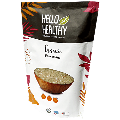 Buy Hello Healthy Organic Basmati Rice - With Long Grain, Gluten Free ...