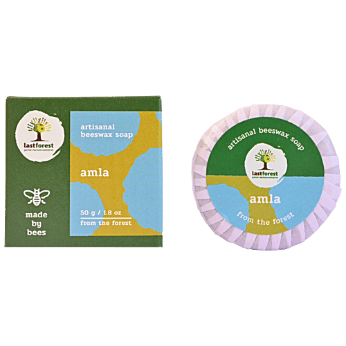 Buy Last Forest Artisanal Beeswax Soap - Handmade, Refreshing, Amla ...