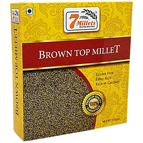 Buy 7Millets Brown Top Millet - Premium Quality, Raw, Unpolished ...