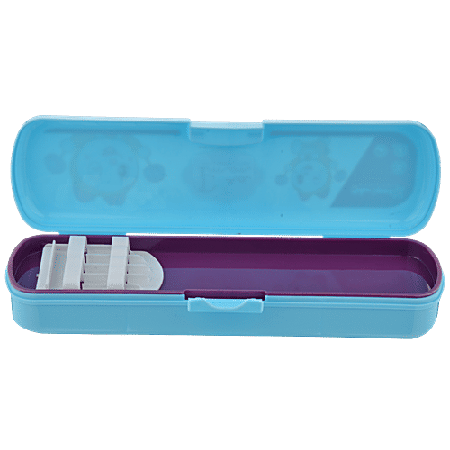 Buy Yellow Spark Plastic Pencil Box - With Separator, Small, Assorted ...