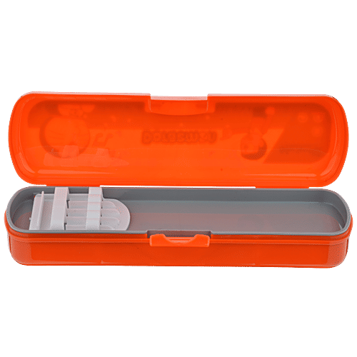 Buy Yellow Spark Plastic Pencil Box - With Separator, Small, Assorted ...