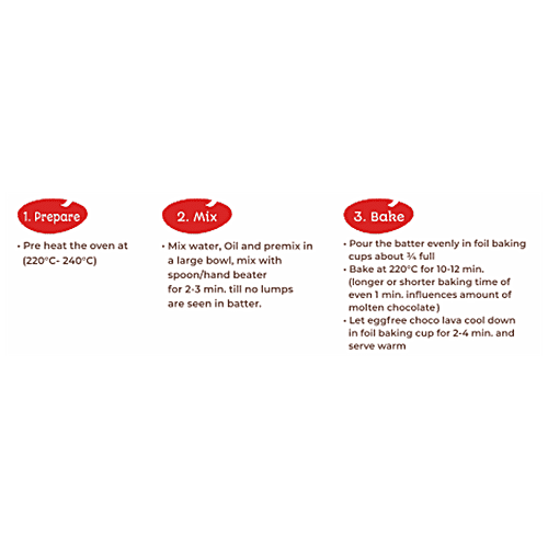 Buy Happy Baking Lava Cake Mix - Premium, Egg Free, Ready To Bake ...