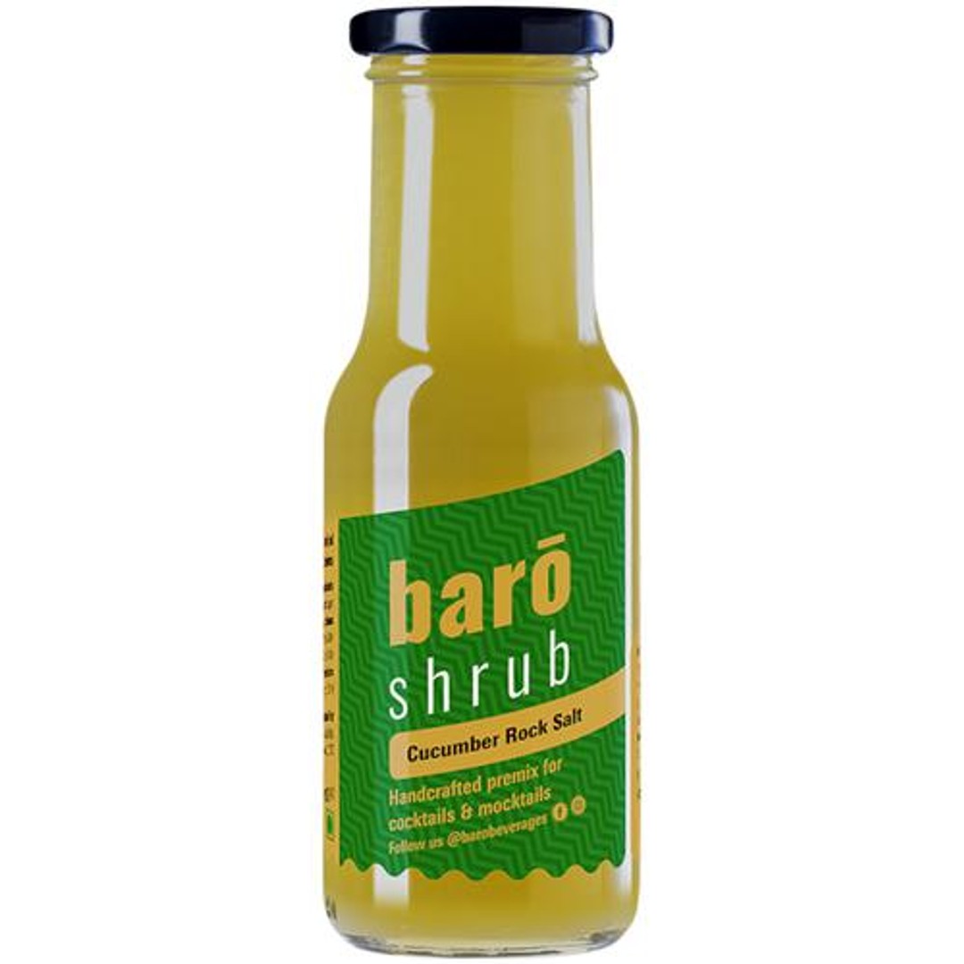 Buy Baro Shrubs Handcrafted Premix For Cocktails & Mocktails - Cucumber ...