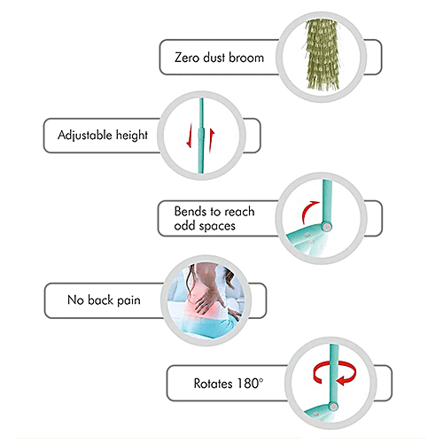 Buy Milton - Spotzero Yoga Broom - With Adjustable Height, Lightweight ...