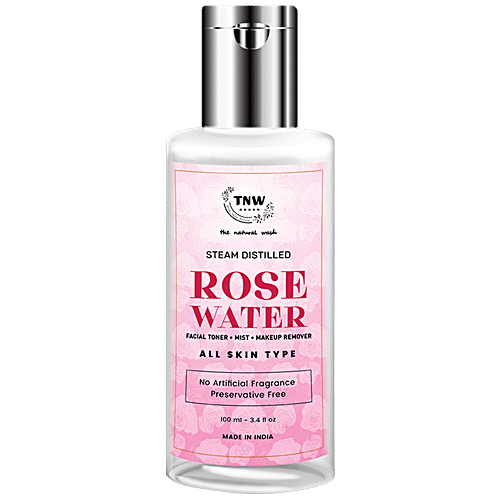 Buy TNW-The Natural Wash Steamed Distilled Rose Water/Mist/Facial Toner - Preservatives Free ...