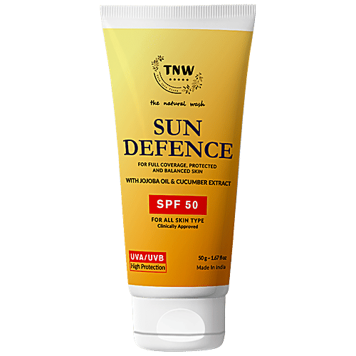 Buy TNW-The Natural Wash Sun Defence Cream - With Jojba Oil & Cucumber ...
