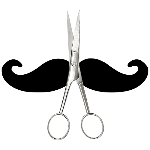 Buy Spartan Moustache Scissor - With Comfortable Grip, Perfect For ...