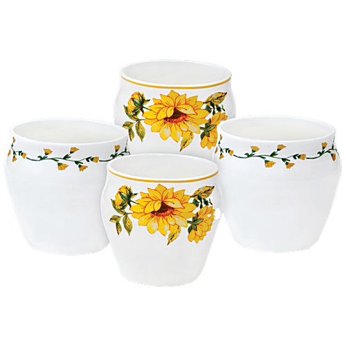 Buy Claycraft Ceramic Kullhad - Imperial Yellow Online at Best Price of ...