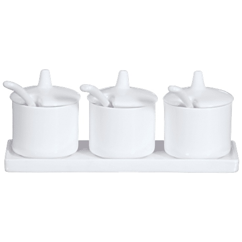 Buy Claycraft Basic Pickle Tray Set - Plain White Online at Best Price ...