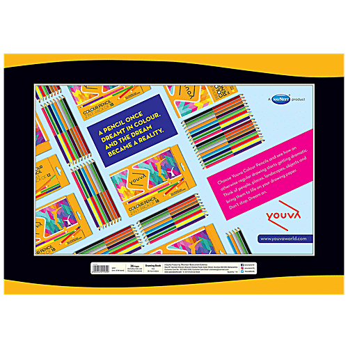 Buy Navneet Youva Soft Bound Drawing Notebook - A3 Size, 36 Pages ...
