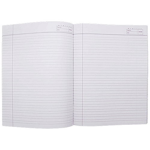 Buy Navneet Youva Brown Cover Soft Bound Notebook - With Double Lines ...