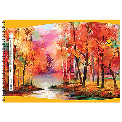 Buy Navneet Youva Wiro Bound Drawing Book - Unruled, A3, 60 Pages ...