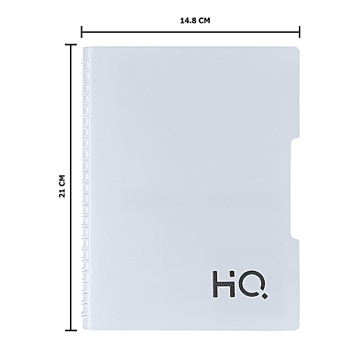 Buy Navneet HQ Wiro Bound Notebook - Ruled, Single Line, White, B5, 160 ...