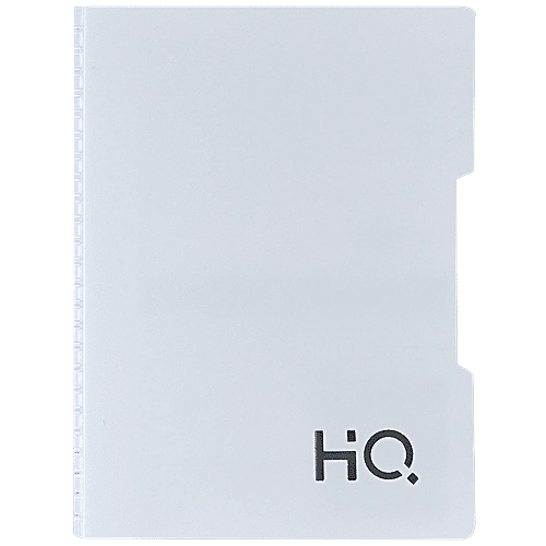 Buy Navneet HQ Wiro Bound Notebook - Ruled, Single Line, White, B5, 160 ...