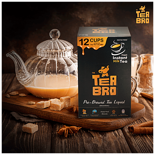 Buy Tea Bro Pre-brewed Tea Liquid/Decoction - 4 Assorted Flavours ...
