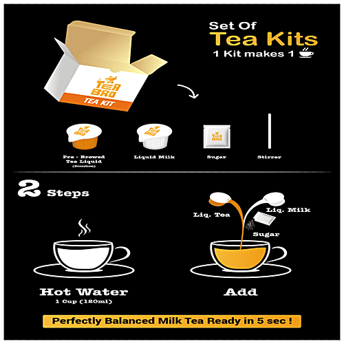 Buy Tea Bro Pre-brewed Tea Liquid/Decoction - 4 Assorted Flavours ...