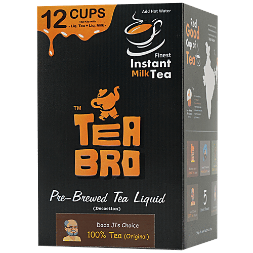Buy Tea Bro Pre-brewed Tea Liquid/Decoction - DadaJi's Choice 100% Tea ...