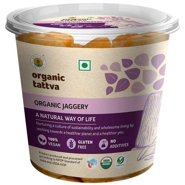 Buy Organic Tattva Organic Jaggery - Nutrient-Rich, Vegan, Gluten-Free ...