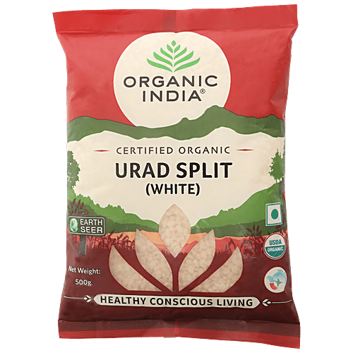 Buy Organic India Urad Split - White, Improves Digestion Online at Best ...