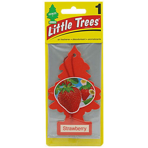 Buy Little Trees Strawberry Air Freshener Fragrance For Home & Car Use ...