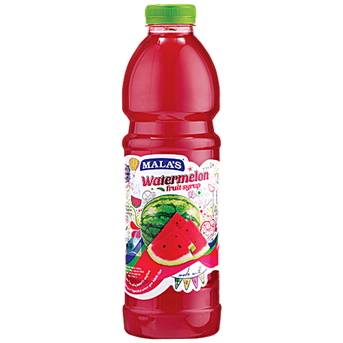 Buy Malas Watermelon Fruit Syrup - Rich & Refreshing Flavour Online at ...