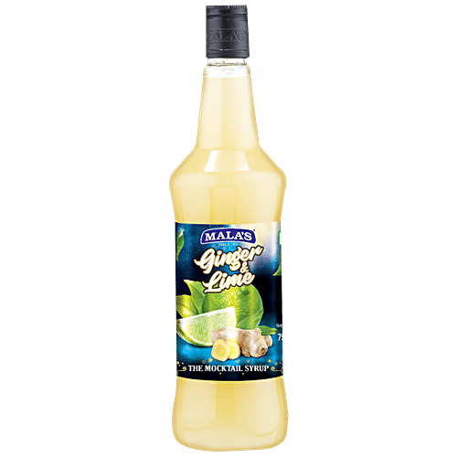 Buy Malas Ginger & Lime Mocktail Syrup - Rich Flavour Online at Best ...