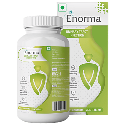 Buy Enorma Urinary Tract Infection Tablets - For Urological Health ...
