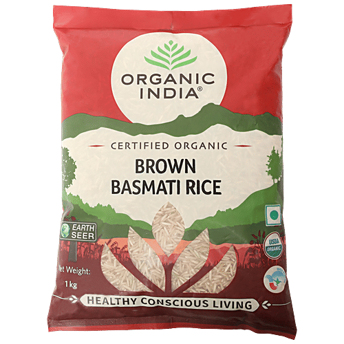Buy Organic India Brown Basmati Rice - Certified Organic Online at Best ...