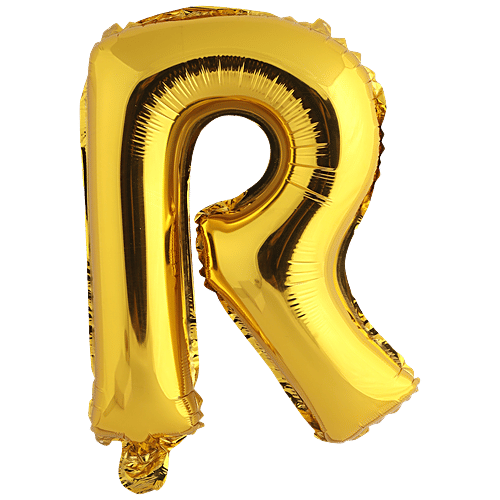 Buy Bvishal Foil Alphabet Balloon - Letter R, Party Decor, For Birthday ...
